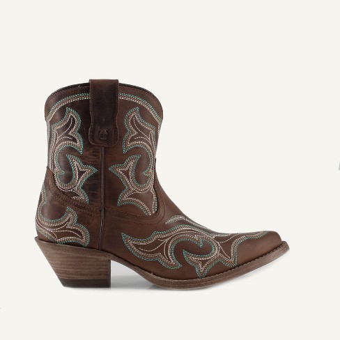 Buck & Brana Regina Leather Cowgirl Boots - Classic Western Elegance ...