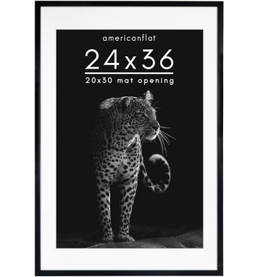 24" X 36" 1" Profile Poster Frame Black - Room Essentials™: Modern ...