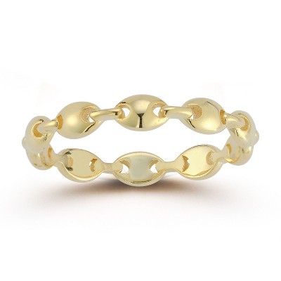 Sphera Milano Sterling Silver Puffed Mariner Link Band Ring : Target