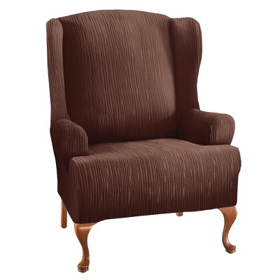 Collections Etc Elegant Wavy Textured Birchwood Furniture Slipcovers ...