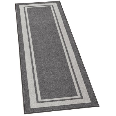 Collections Etc Classic Race Track Skid-resistant Accent Runner Rugs 26 ...