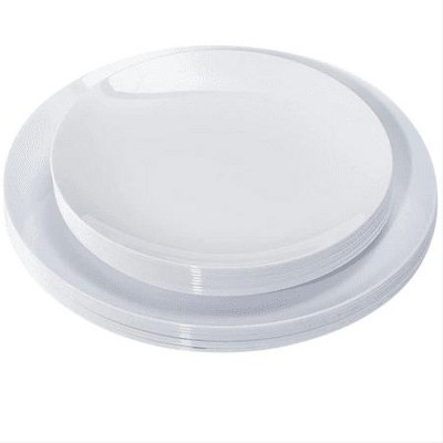 Trendables Disposable Plastic Plate Set - 20 X 8" And 20 X 10" Setting ...