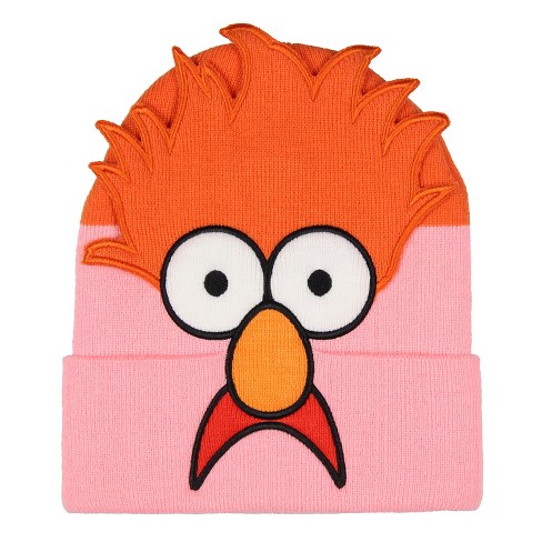 Disney The Muppets Beaker Beanie 3d Character Face Knit Beanie Hat ...