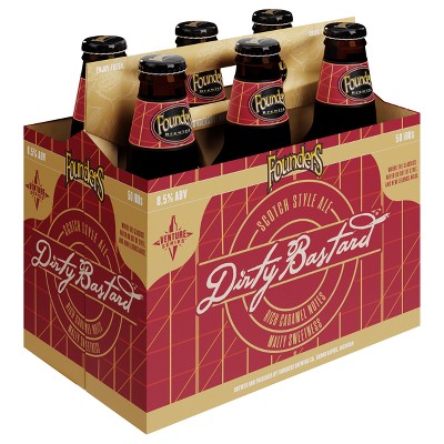 Founders Dirty Bastard Scotch Style Ale Beer - 6pk/12 Fl Oz Bottles ...