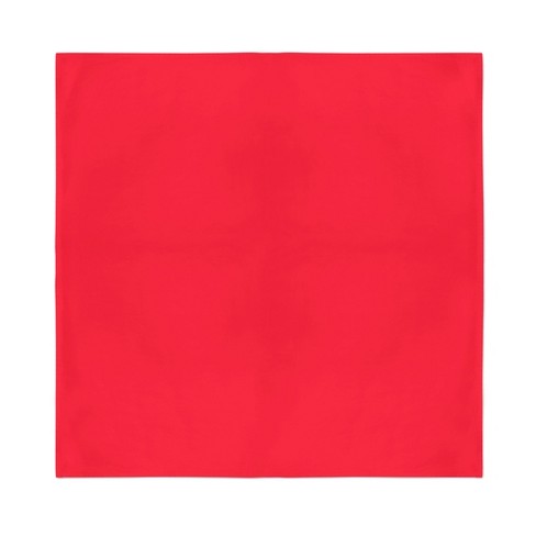 Jordefano 15 Pack Unisex Solid 100% Cotton Plain Bandanas - Red : Target