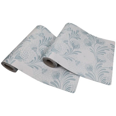 Drymate 12"x59" 2pk Shelf/drawer Liner - Light Blue Floral : Target
