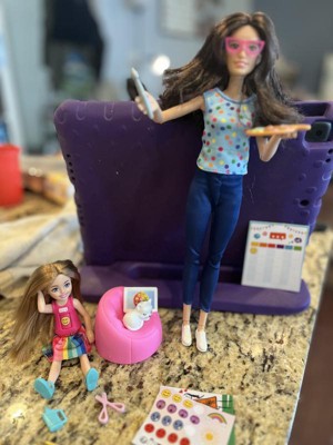 Barbie Art Therapy Playset With 2 Dolls, Pet & Accessories, Shirt On ...