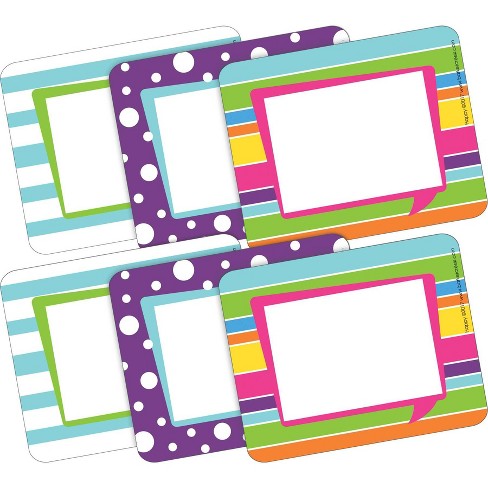 2pk 45ea Happy Self-adhesive Name Tag Labels - Barker Creek : Target