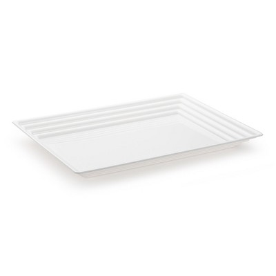 Smarty Had A Party 11" X 16" White Rectangular With Groove Rim Plastic ...