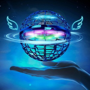 NYS Life Flying Orb Ball Toys Soaring Hover Pro Boomerang Spinner Blue