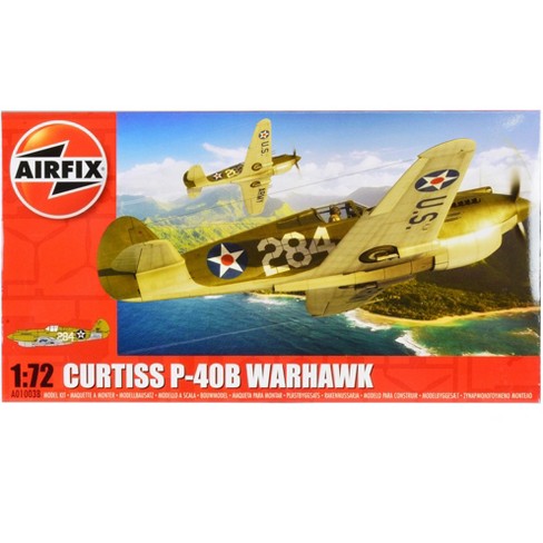 Level 1 Model Kit Curtiss P-40b Warhawk Fighter-bomber Aircraft 1/72 ...