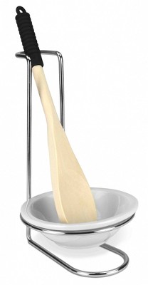 Home Basics Cast Iron Rooster Spoon Rest, Black : Target