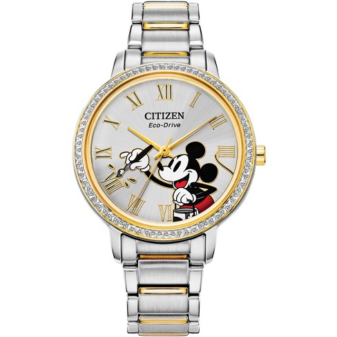 Citizen Disney Eco-drive Watch Featuring Mickey Mouse 2-hand 2tone ...