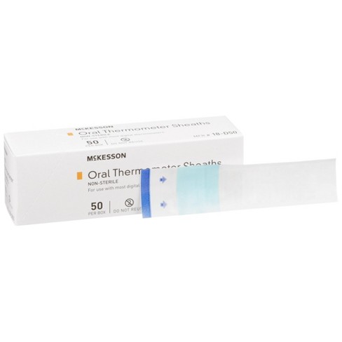 Mckesson Oral Thermometer Sheaths, Disposable Covers, 50 Count : Target