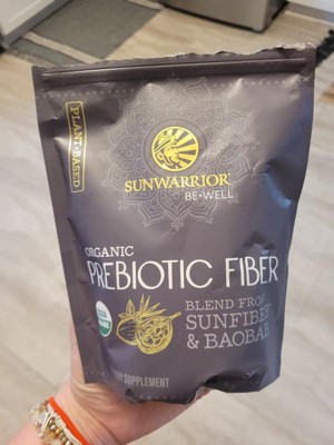 Be Well Organic Prebiotic Fiber Powder, Blend From Sunfiber & Baobab ...