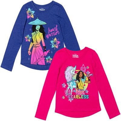 Disney Raya And The Last Dragon Toddler Girls 2 Pack Graphic T-shirts ...