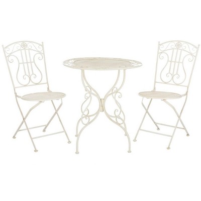 Semly 3 Pieces Patio Outdoor Bistro Set - Safavieh : Target