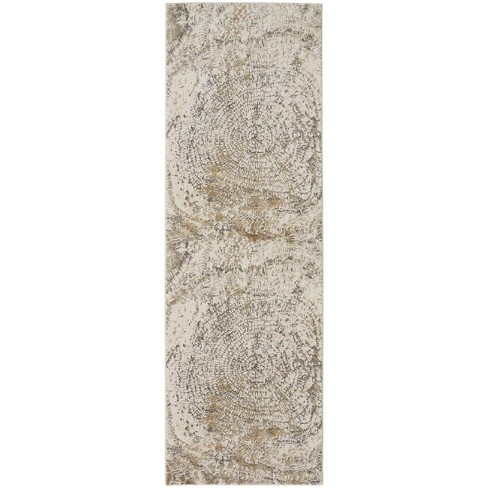 Parker Transitional Abstract Ivory/tan/gray Area Rug : Target