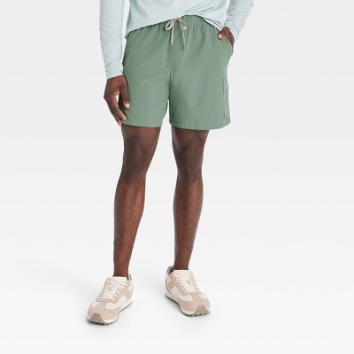 Men's Stretch Woven Shorts 7" - All In Motion™ Green S : Target