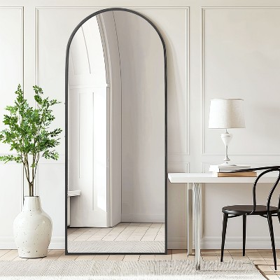 Dovelina Modern Arch Aluminium Alloy Frame Full Length Mirror Large ...