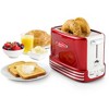 Nostalgia Nrtos2rr Retro 2-slice Bagel Toaster, Red : Target