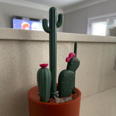 Boon Cacti Bottle Cleaning Brush Set - Brown & Green : Target