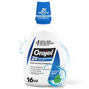Orajel Mouth Sores Antiseptic Rinse - 16oz : Target