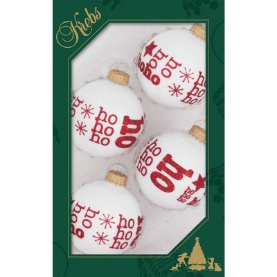 Christmas By Krebs Decorated Glass Christmas Tree Ornaments - Candy ...