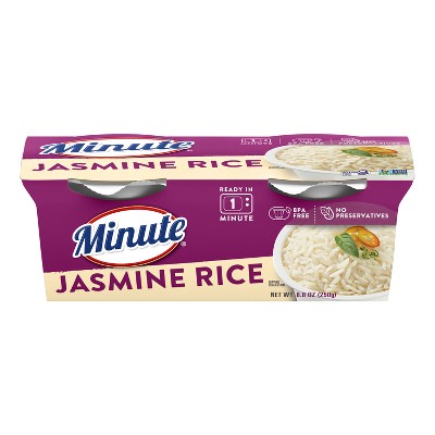 Minute Rice Gluten Free Jasmine Rice - 8.8oz/2ct : Target