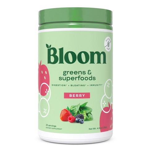 Bloom Nutrition Greens And Superfoods Powder - Berry : Target