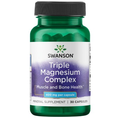 Swanson Triple Magnesium Complex 400 Mg 30 Caps : Target