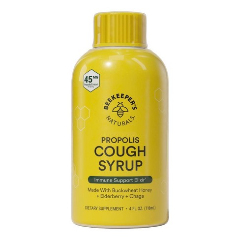 Beekeepers Naturals Daytime Propolis Cough Syrup - 4 Fl Oz : Target