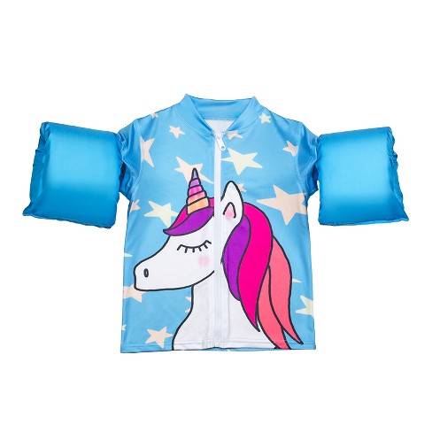 Swim Central 18-inch Turquoise Girls Swim Shirt "making Magic" Floaties ...