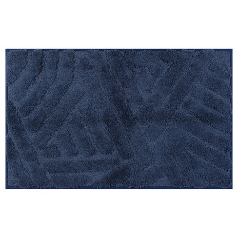 Unique Bargains Bathroom Non-slip Geometric Soft Microfiber Washable ...