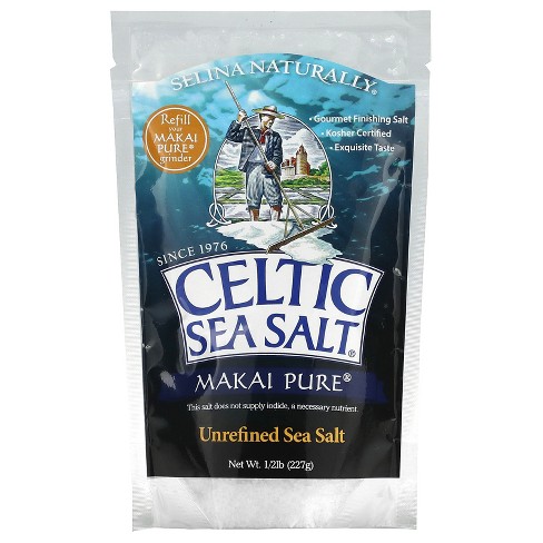 Celtic Sea Salt, Makai Pure Deep Sea Salt, Pure Vital Minerals, 1/2 Lb ...