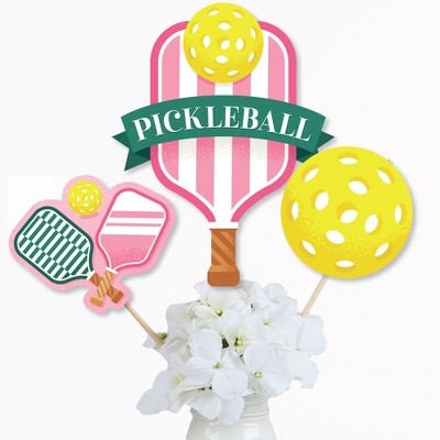 Big Dot Of Happiness Pink Pickleball - Country Club Party Centerpiece ...