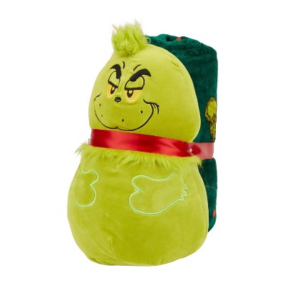 Disney Enesco The Grinch Hooded Christmas Throw Blanket : Target
