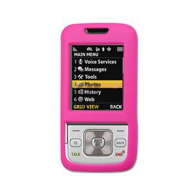 Rubberized Hard Plastic Protective Case For Samsung M330 - Hot Pink ...