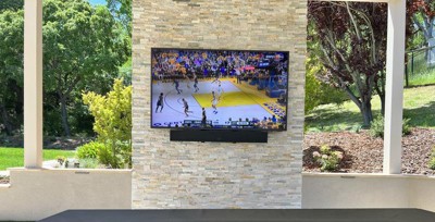 Samsung 75" The Terrace Outdoor Qled 4k Uhd Smart Tv (qn75lst7t) : Target