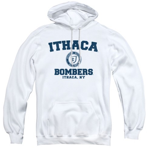 Campus Lab Ithaca College Official Circle Logo Adult Pull-over Hoodie,white, Large : Target