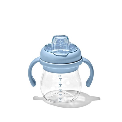 Oxo 6oz Tot Transitions Soft Spout Sippy Cup With Removable Handles ...