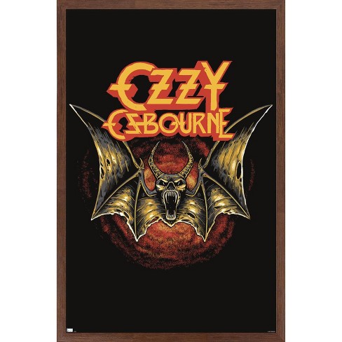 Trends International Ozzy Osbourne - Bat Logo Framed Wall Poster Prints ...
