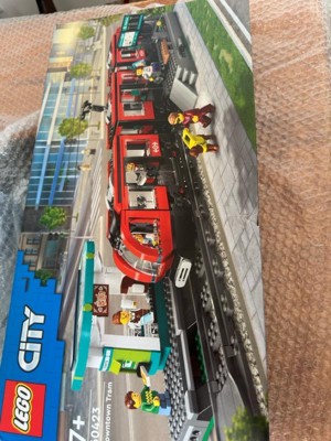 Lego City Downtown Streetcar And Station Toy Train Set 60423 : Target