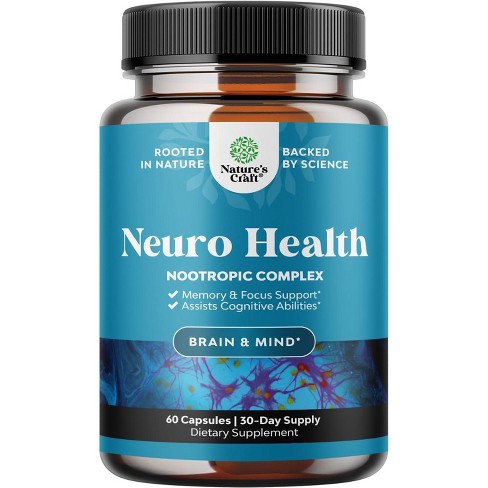 Neuro Health Brain And Focus Formula, Mental Focus Nootropic Memory Supplement For Brain Health ...