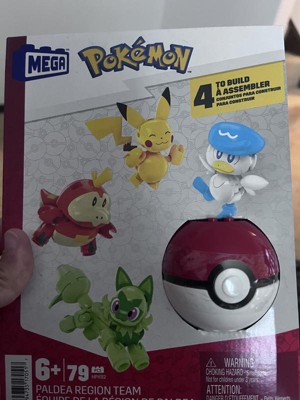 Mega Pokemon Paldea Region Team Building Toy Kit - 79pcs : Target