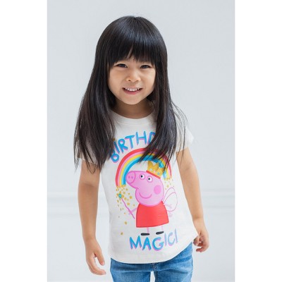 Peppa Pig Girls T-shirt Toddler To Little Kid : Target