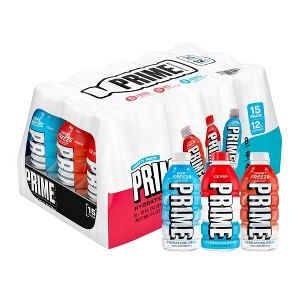 Prime Hydration Variety Pack Mixed Flavors Sports Drink - 15pk/12 fl oz ...