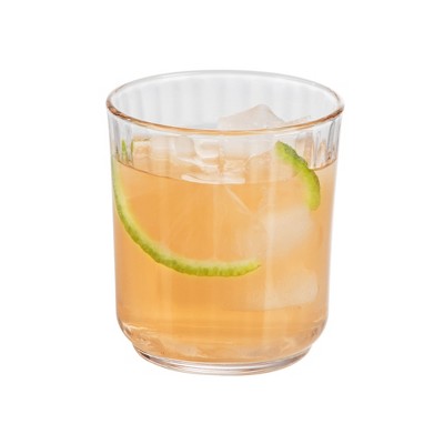 Libbey Paneled Double Old Fashioned Rocks Glasses, 11.2-ounce, Set Of 6 ...