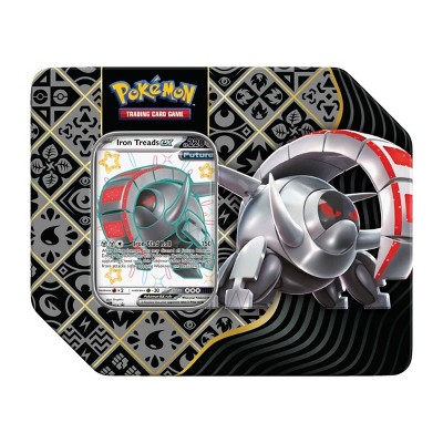 Pokemon Scarlet & Violet Paldean Fates Tin | Shiny Iron Treads Ex : Target