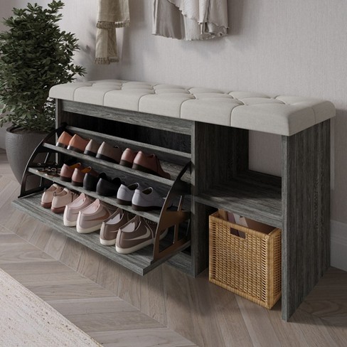 Casepiece Storage Shoes Bench : Target